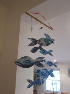 how to make a fish mobile for feng shui purposes - Tara Leaver