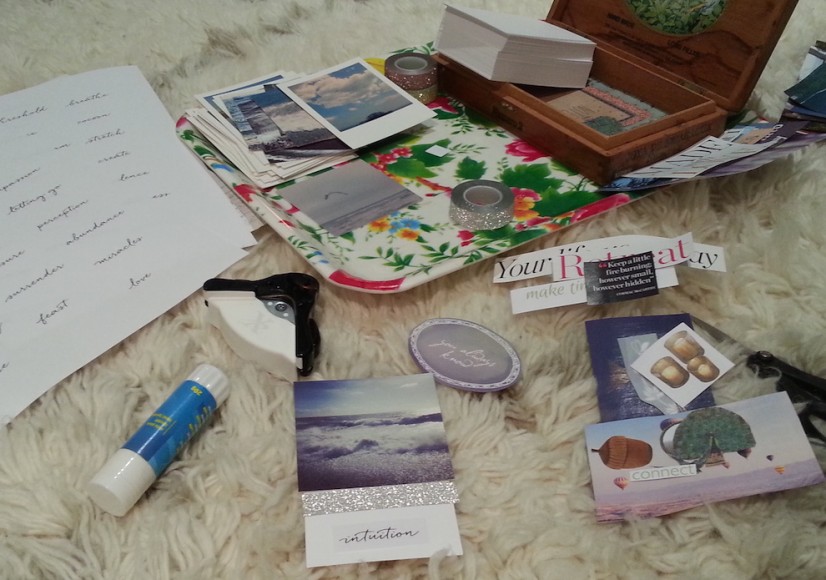 making my own oracle cards - Tara Leaver