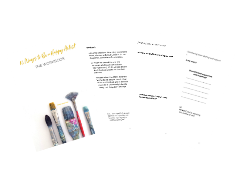 14 ways to be a happy artist: the workbook - Tara Leaver