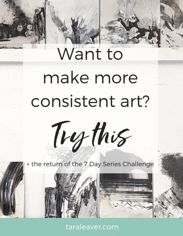 Want to make more consistent art? Try this - Tara Leaver